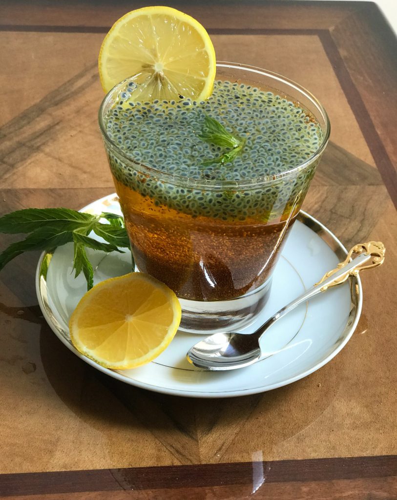 Persian Cold Drink recipe: Saffron Basil Seed Drink (Sharbat Tokhm-e-S ...